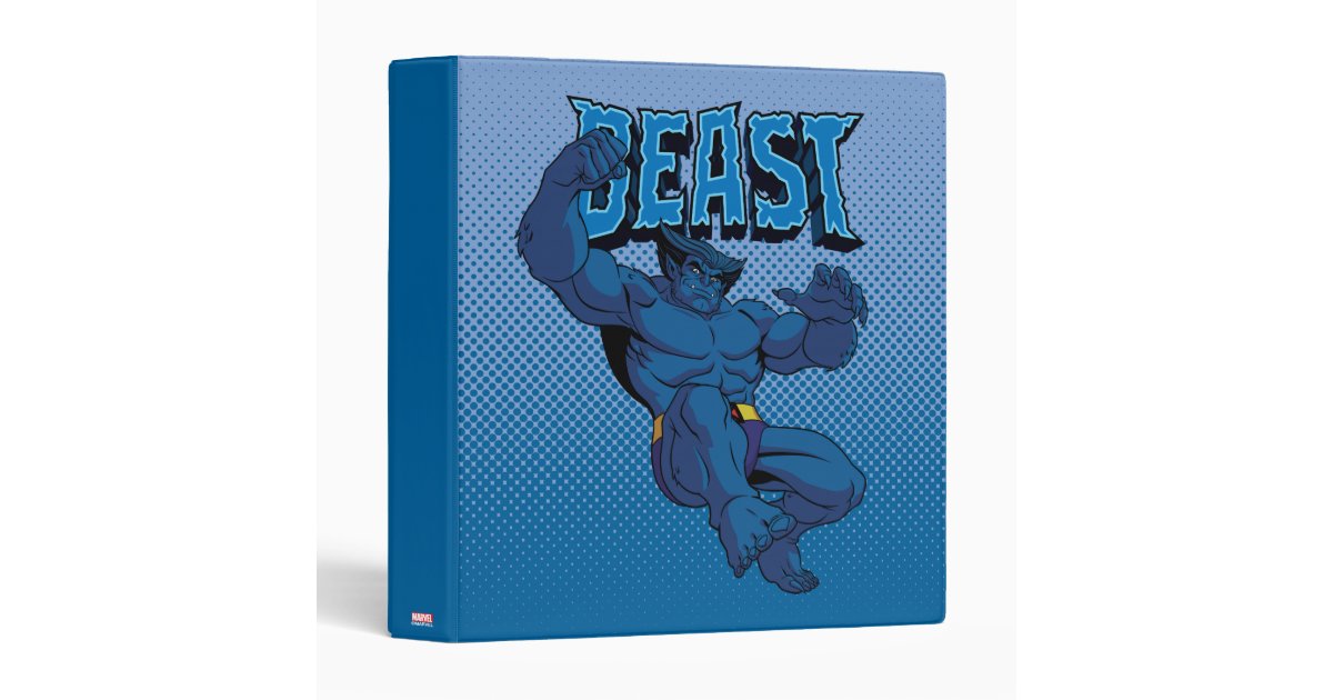 Beast Character Pose 3 Ring Binder | Zazzle