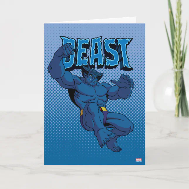 Beast Character Pose Card | Zazzle