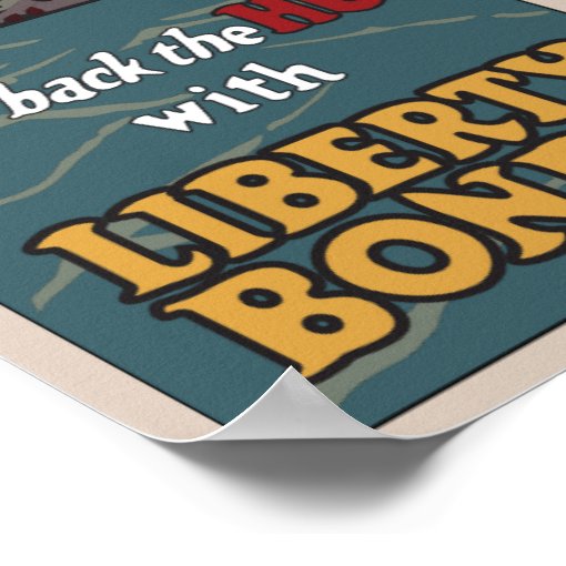 Beat Back the Hun WW1 Propaganda Poster | Zazzle