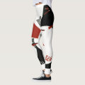 Beat the Whites with the Red Wedge Leggings | Zazzle