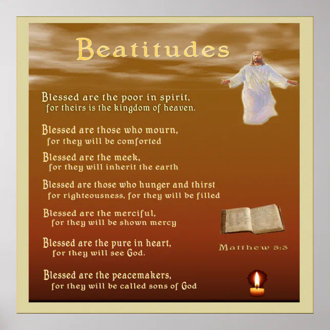 Beatitudes Poster | Zazzle