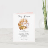 Beatrix Potter Baby Girl Pink Shower Invitation | Zazzle