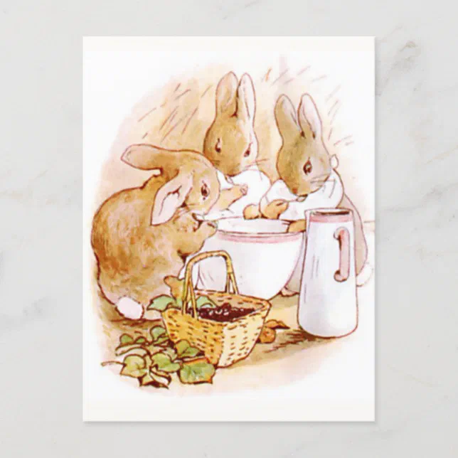 Beatrix Potter from The Tale of Peter the Rabbit Postcard | Zazzle