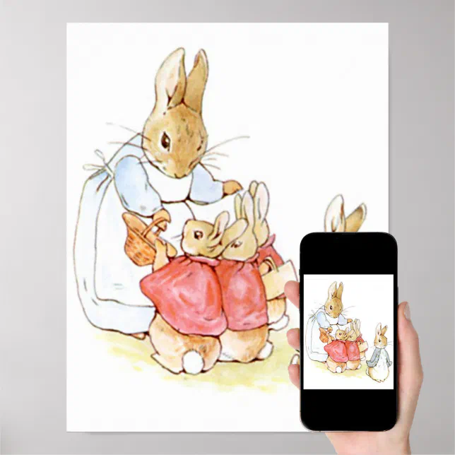 Beatrix Potter from The Tale of Peter the Rabbit Poster | Zazzle