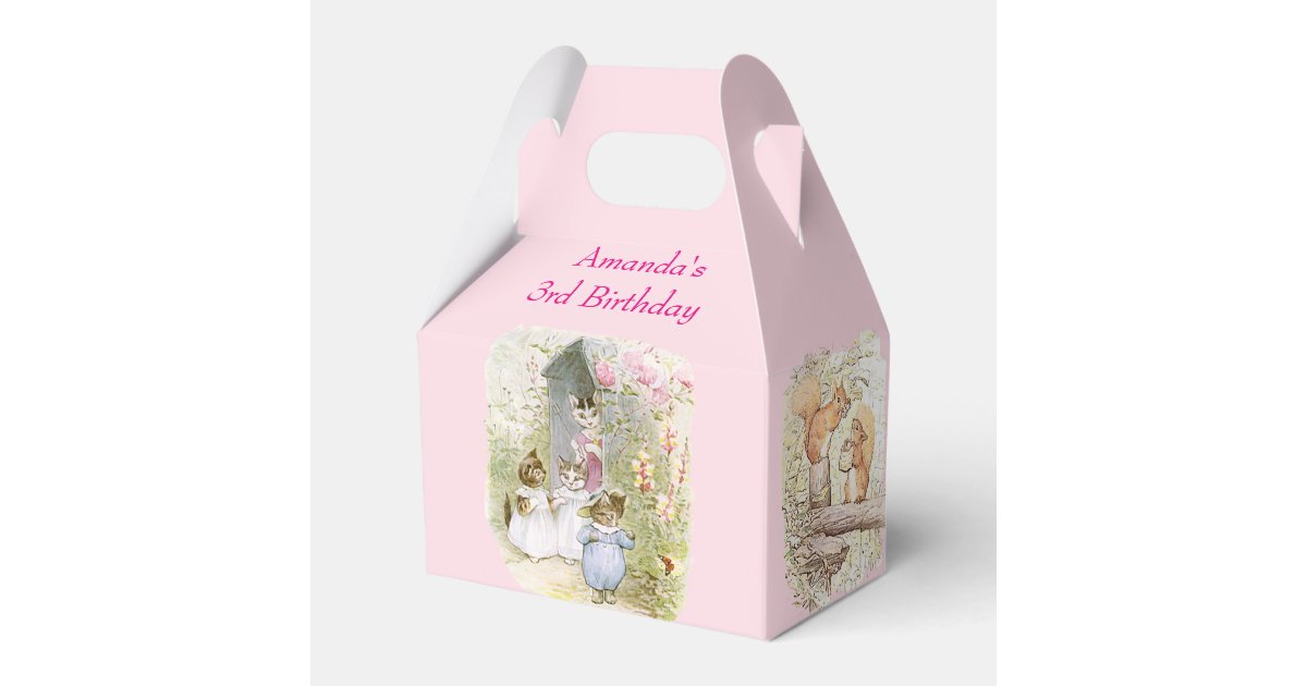 Beatrix Potter Jemima Puddle Duck Miss Moppet Favor Boxes | Zazzle
