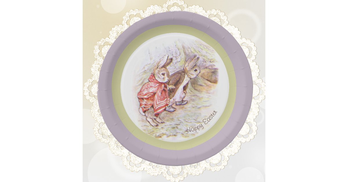 Beatrix Potter Peter Rabbit Paper Plates | Zazzle