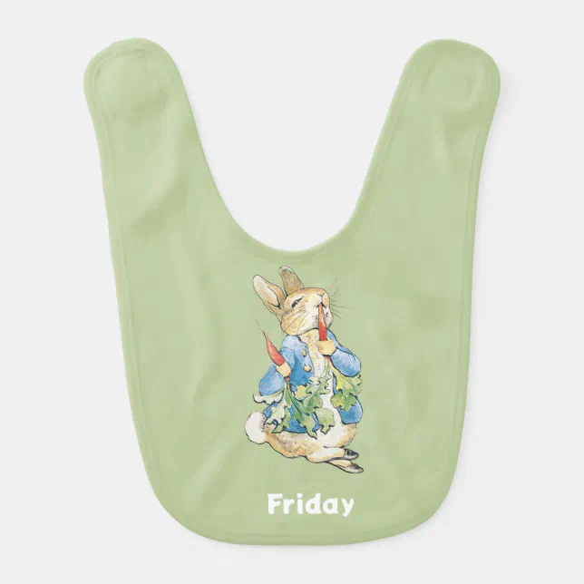 Beatrix Potter Peter the Rabbit Vintage Baby Bib | Zazzle