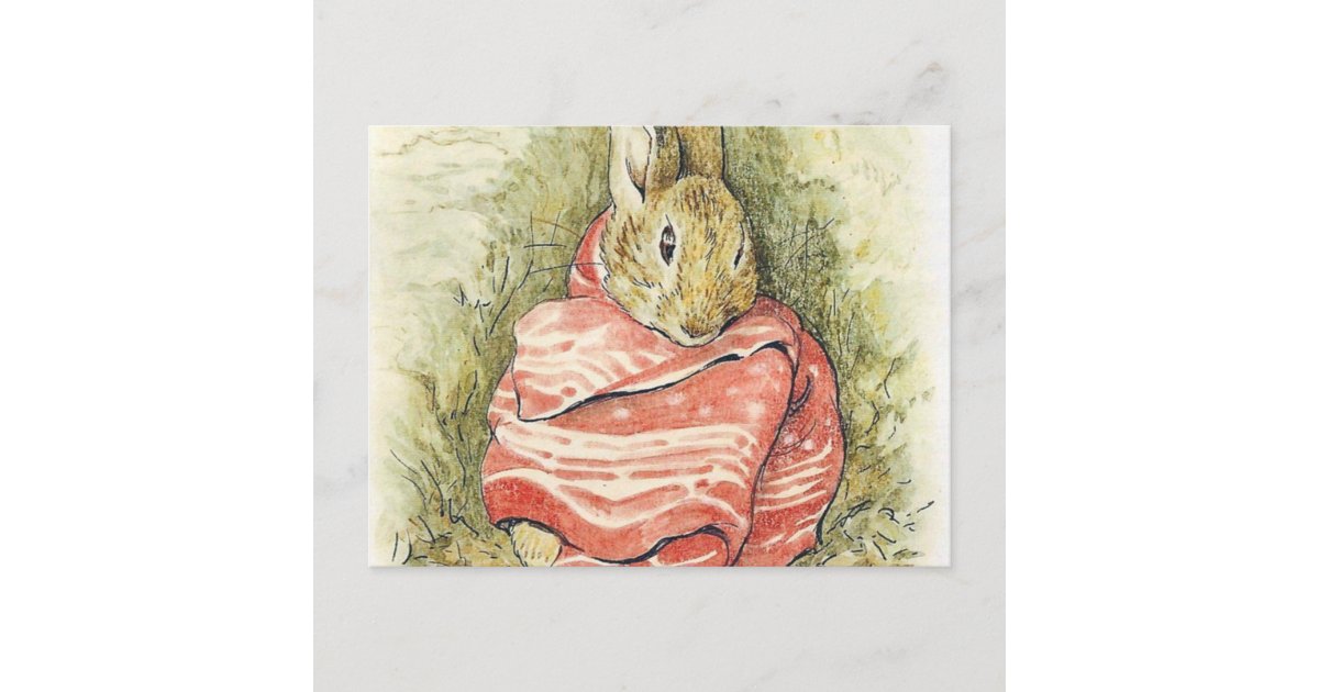 Beatrix Potter Rabbit Postcard | Zazzle