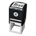 Beau Name Logo, Self-inking Stamp | Zazzle