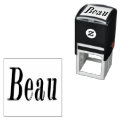 Beau Name Logo, Self-inking Stamp | Zazzle