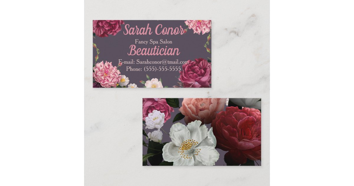 Beautician Business Card | Zazzle