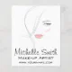 Beautician Modern Elegant Blush Pink Beauty Girl Flyer | Zazzle
