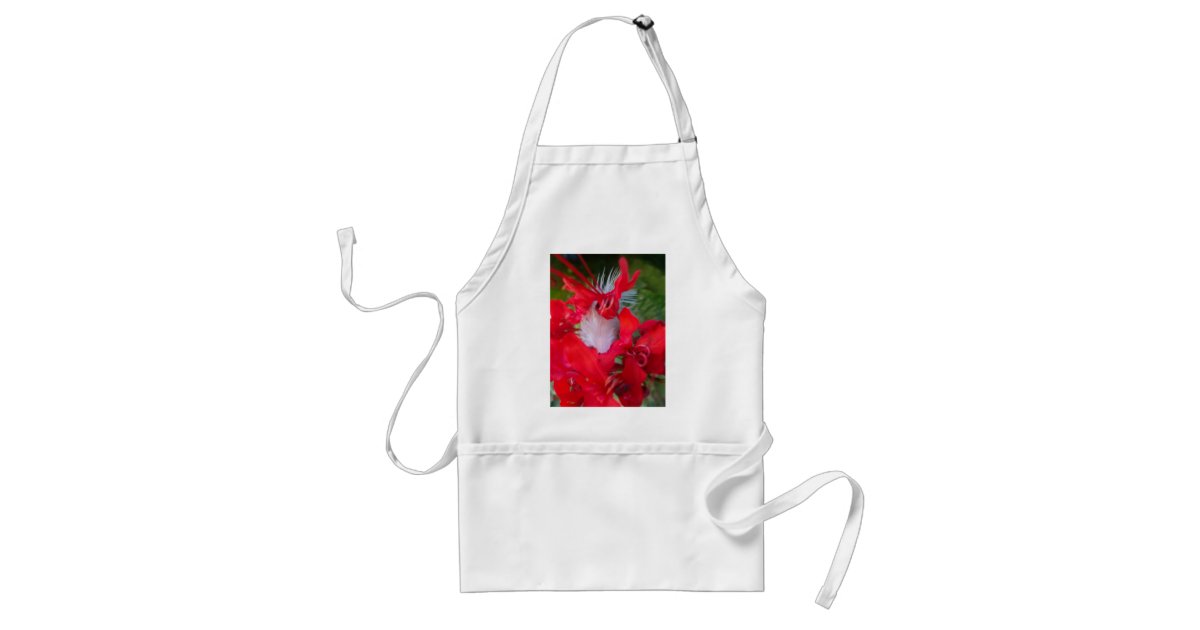 Beautiful Alien Crimson.jpg Adult Apron | Zazzle