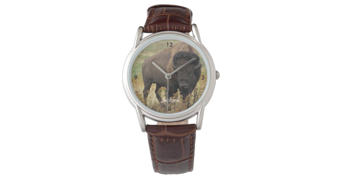 Beautiful American Buffalo Watch | Zazzle