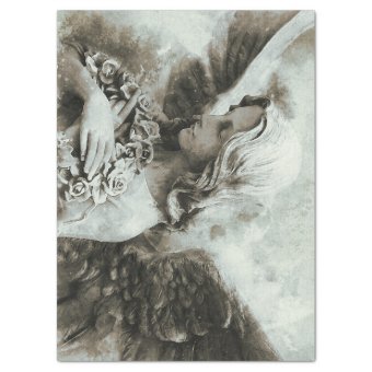 Beautiful Angel Decoupage Tissue Paper | Zazzle