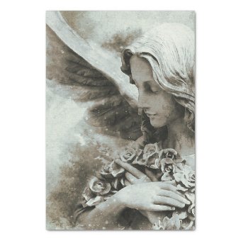 Beautiful Angel Decoupage Tissue Paper | Zazzle