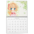 Beautiful anime chibi girls Calendar 2013 | Zazzle