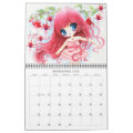 Beautiful anime chibi girls Calendar 2013 | Zazzle