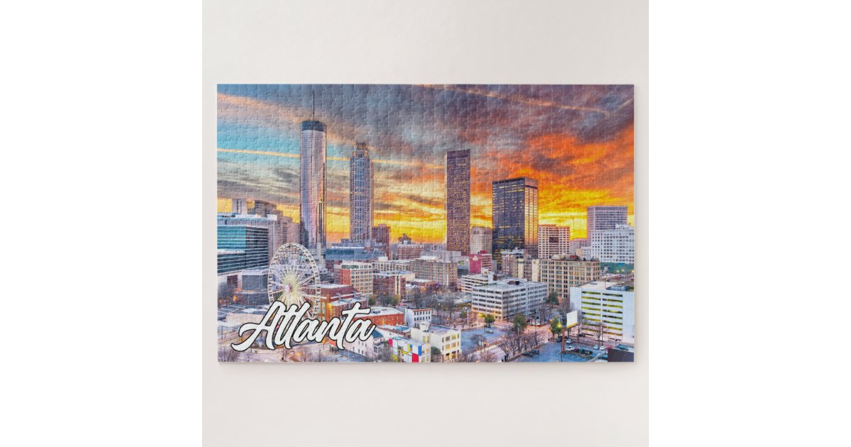 Beautiful Atlanta, Georgia, United States Jigsaw Puzzle | Zazzle