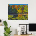 Beautiful Autumn Color Reflections Poster | Zazzle