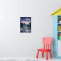 Beautiful Azure Temple Poster | Zazzle
