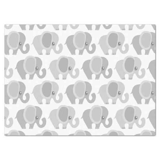 Beautiful Baby Neutral Elephant Tissue Paper | Zazzle.com