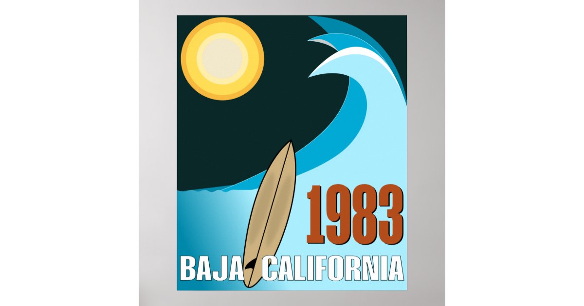 beautiful baja california poster | Zazzle