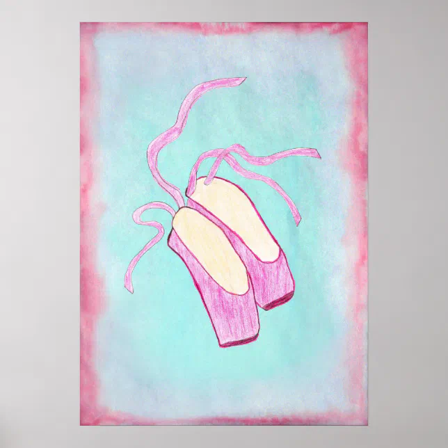 Beautiful Ballet Shoes Poster | Zazzle
