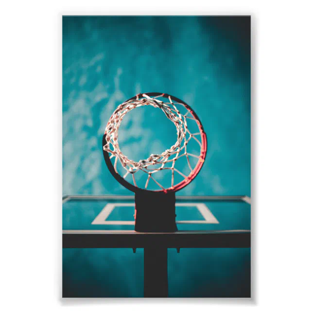 Beautiful Basketball Artwork Photo Print | Zazzle