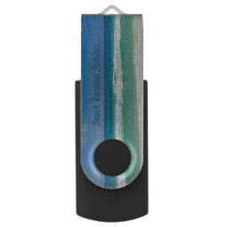 Beautiful Beach Cute Custom Flash Drive | Zazzle