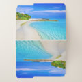 Beautiful Beach Landscape Tropical Islands File Folder | Zazzle