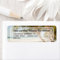 Beautiful Beach Scene Address Label | Zazzle