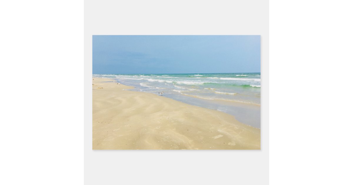 Beautiful Beach Seaside Wrapping Paper Sheets | Zazzle