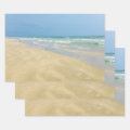 Beautiful Beach Seaside Wrapping Paper Sheets | Zazzle