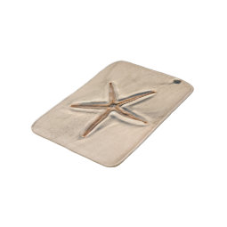 Beautiful Beach Starfish Bath Mat | Zazzle