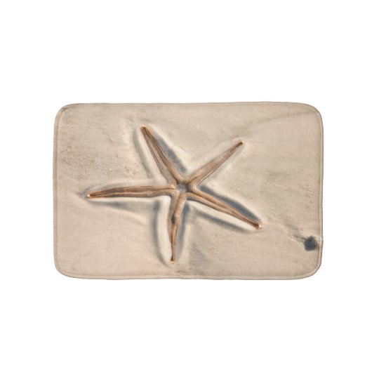 Beautiful Beach Starfish Bath Mat | Zazzle.com