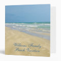 Beautiful Beach Vacation Custom Ocean Photo Album 3 Ring Binder | Zazzle