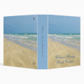 Beautiful Beach Vacation Custom Ocean Photo Album 3 Ring Binder | Zazzle