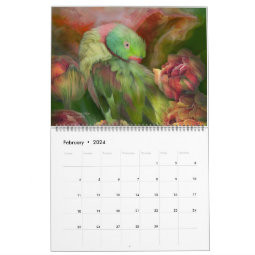 Beautiful Birds Art Calendar | Zazzle