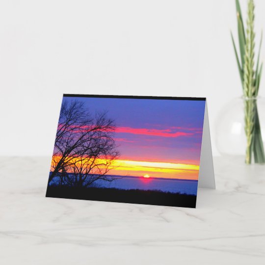 Beautiful Birthday From Sunrise To Sunset Card | Zazzle.com