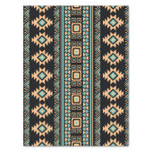 Beautiful black and pastel blue aztec tissue paper | Zazzle