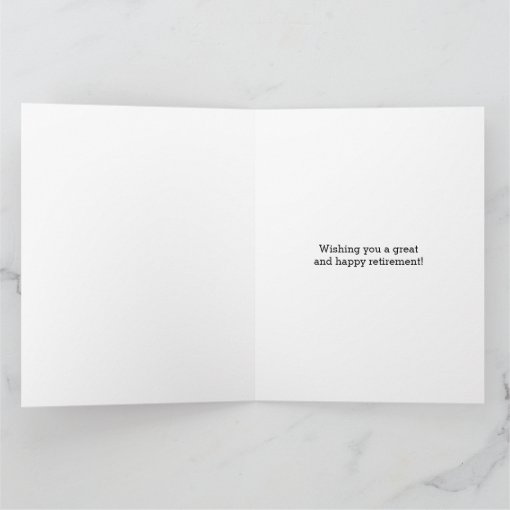 Beautiful Black Gold Glitter Happy Retirement Big Card | Zazzle