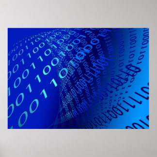Binary Code Posters | Zazzle