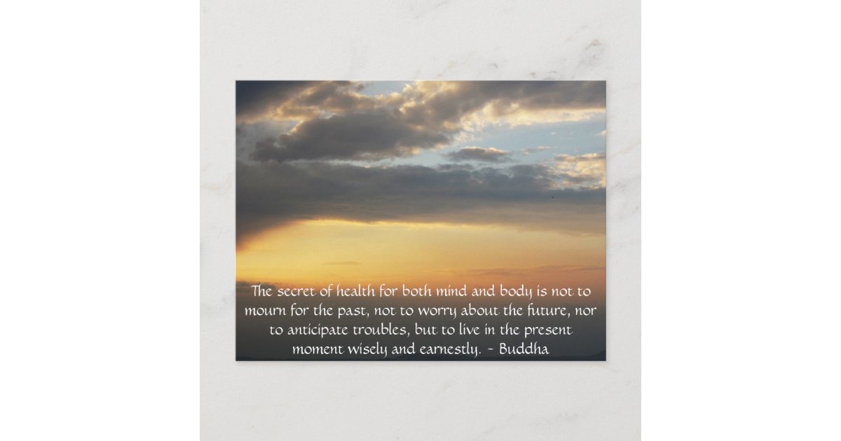 Beautiful Buddhist Quote with inspirational photo Postcard | Zazzle