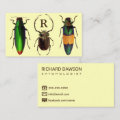 Beautiful Bugs | Insects | Monogram | Entomologist Business Card | Zazzle