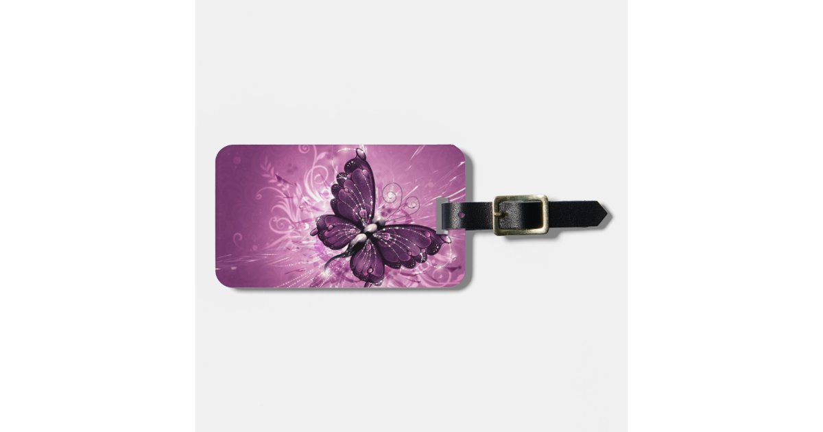 Beautiful Butterfly Luggage Tag | Zazzle