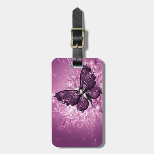 Beautiful Butterfly Luggage Tag | Zazzle