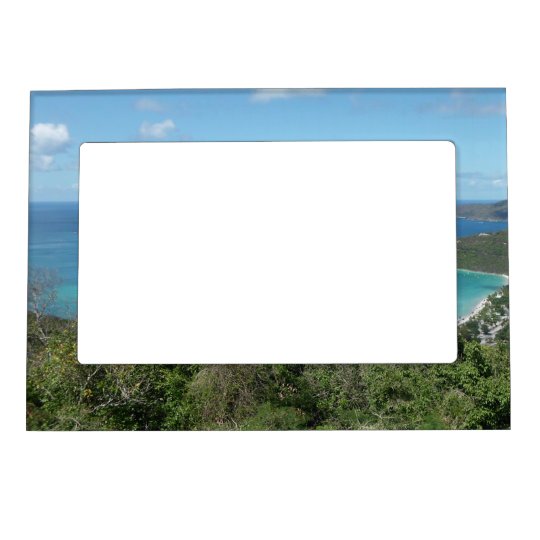 Beautiful Caribbean Tropical Beach Paradise Photo Magnetic Frame ...