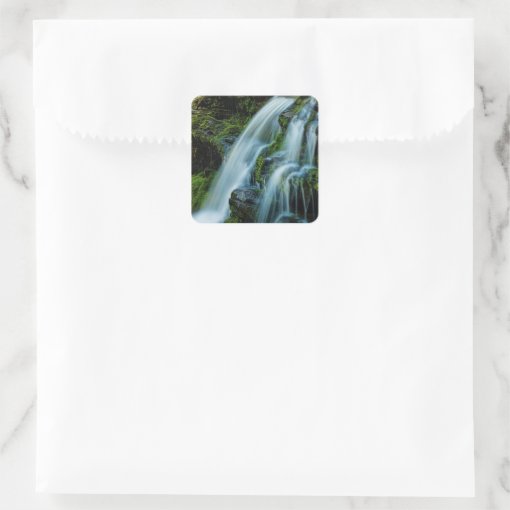 Beautiful Cascade Waterfall Sticker | Zazzle