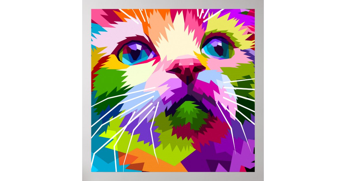 Beautiful Cat Poster | Zazzle